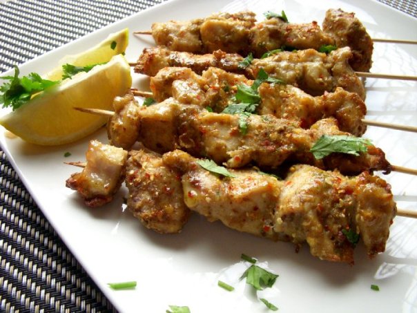 REDCHILI: Grilled Stick Chicken Boti