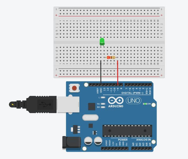 Arduino: Lesson 6 - How to use Analog Output to fade an LED ...