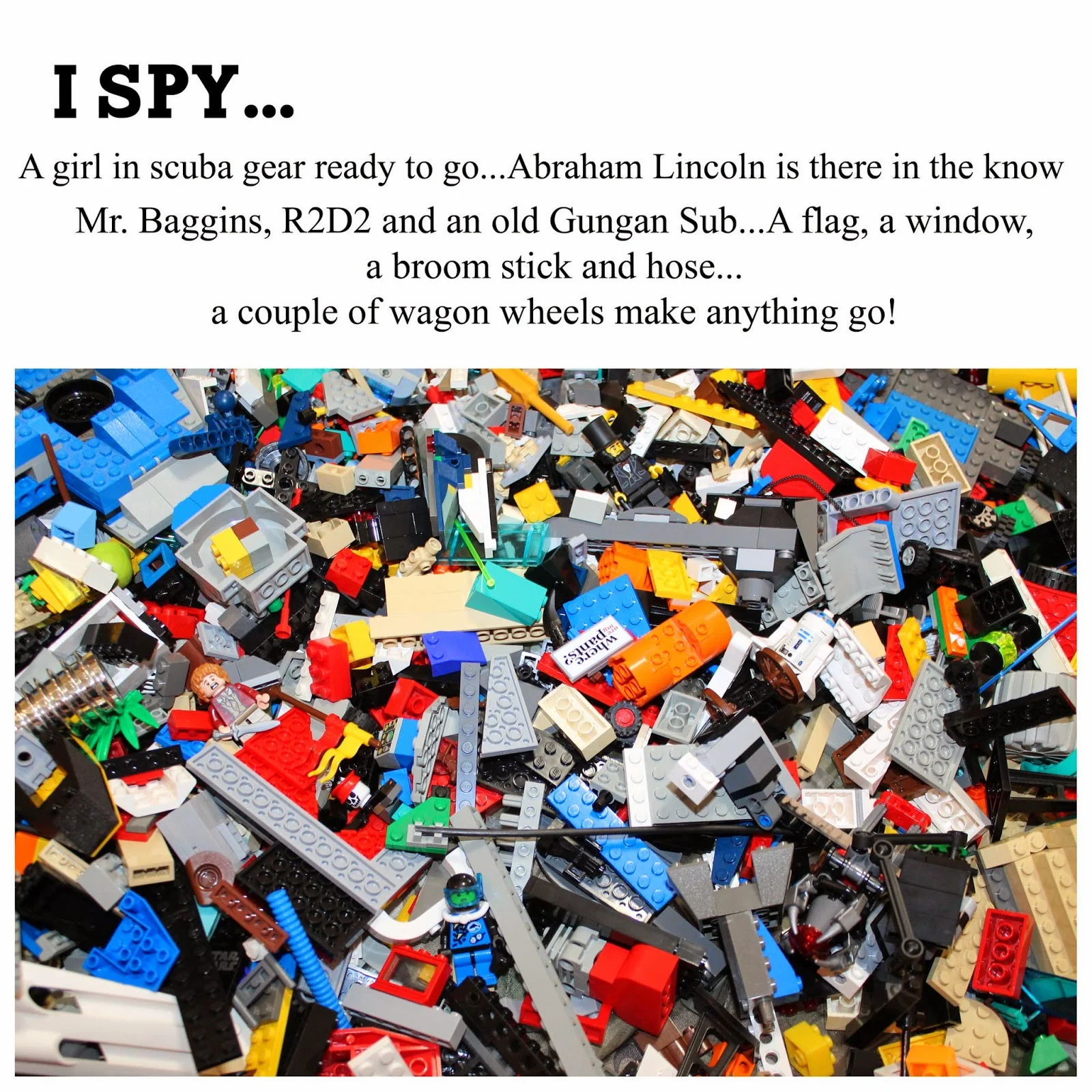 Lego I Spy with my Little Eye Book!