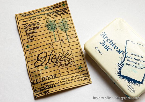 Layers of ink: Textured Notebook Tutorial