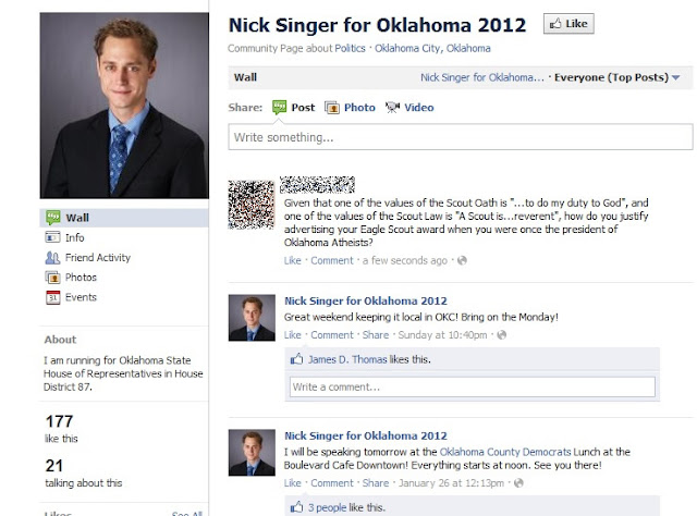 RHOBLOGY: Nick Singer for Oklahoma House Seat #87