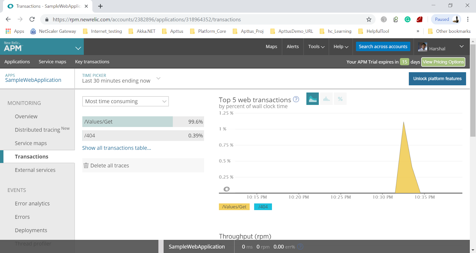 Azure Blaze: Getting started with NewRelic