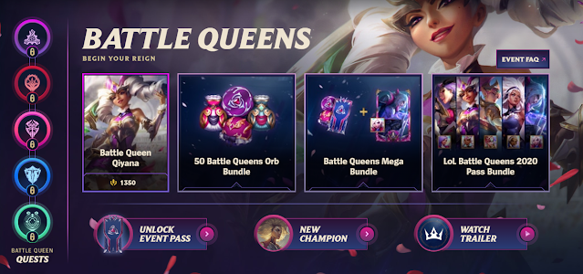 Surrender at 20: Battle Queens Event: New Skins, Chromas and more!