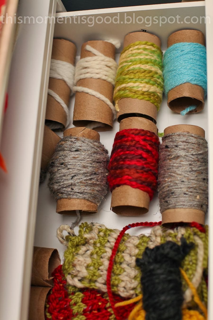 YARN ORGANIZATION... | Loom Knitting by This Moment is Good!