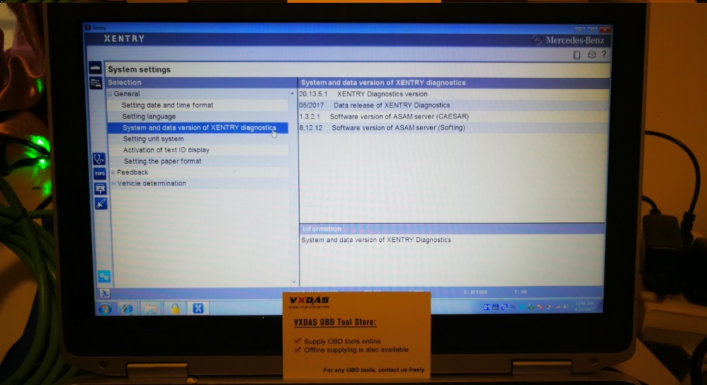 Mercedes benz SD Connect c4 xentry das 2017.3 software Actualizado a ...