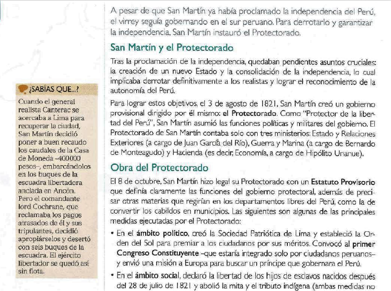 Ciencias Sociales 147 en casa: Semana 35 - 3 Secundaria El Protectorado ...