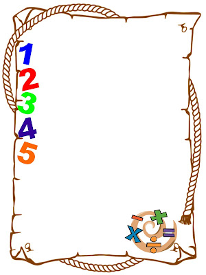 Big Solutions: Printable maths page border