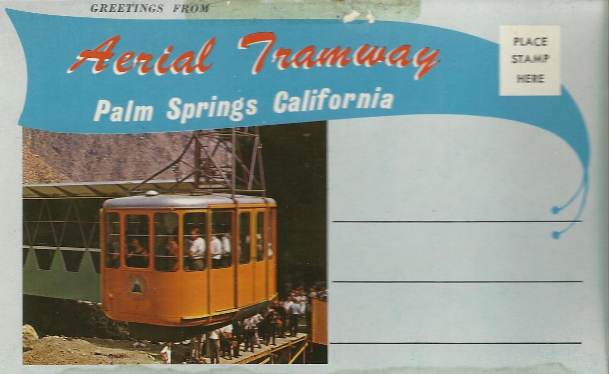 Vintage Travel Postcards: Palm Springs, California Aerial Tramway ...