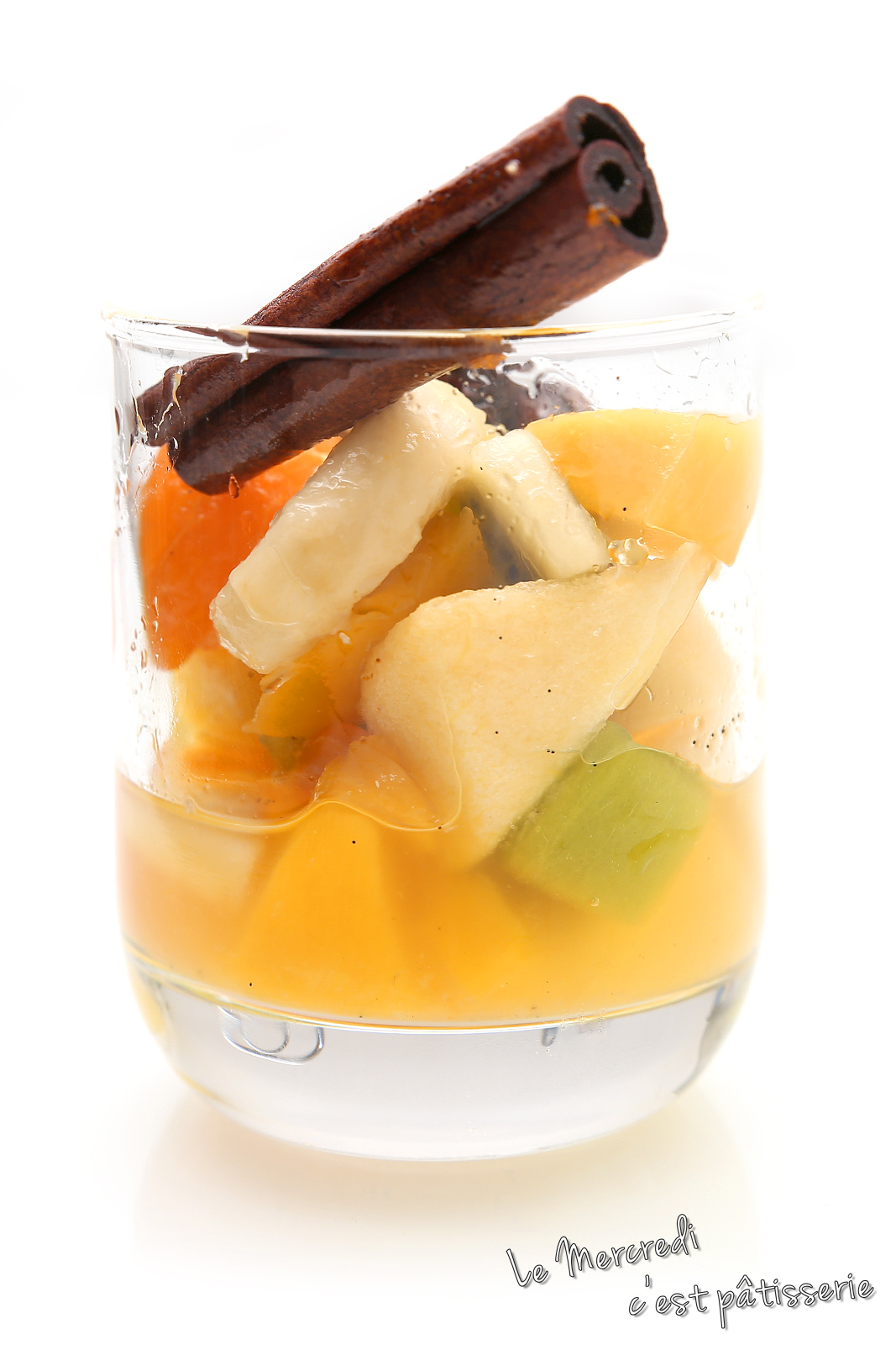 Salade de fruits au sirop d'épices