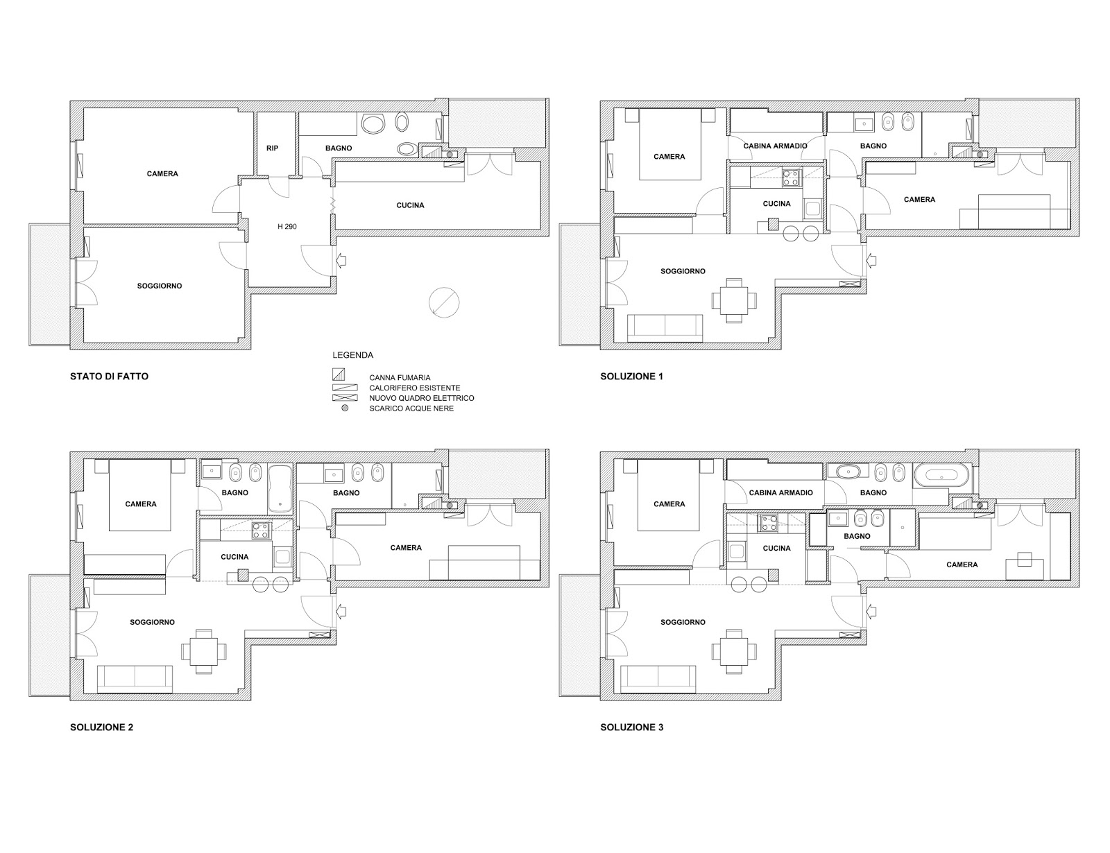 appunti di architettura: Il layout di progetto