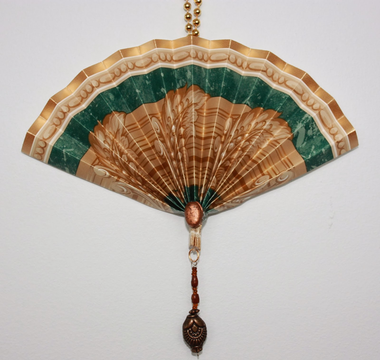 Artsybuildinglady: Victorian Fan Christmas Ornaments