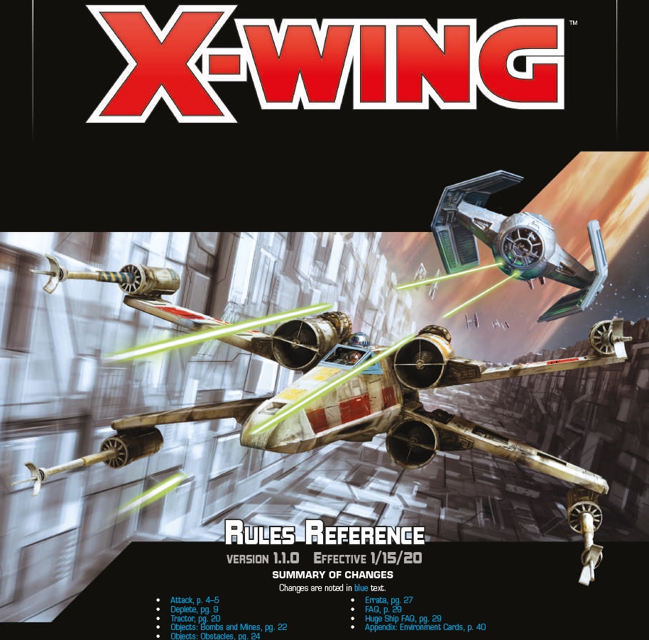 LA TEORIA DEL 42: X-WING 2.0: ACTUALIZACION DE REGLAS Y PUNTOS