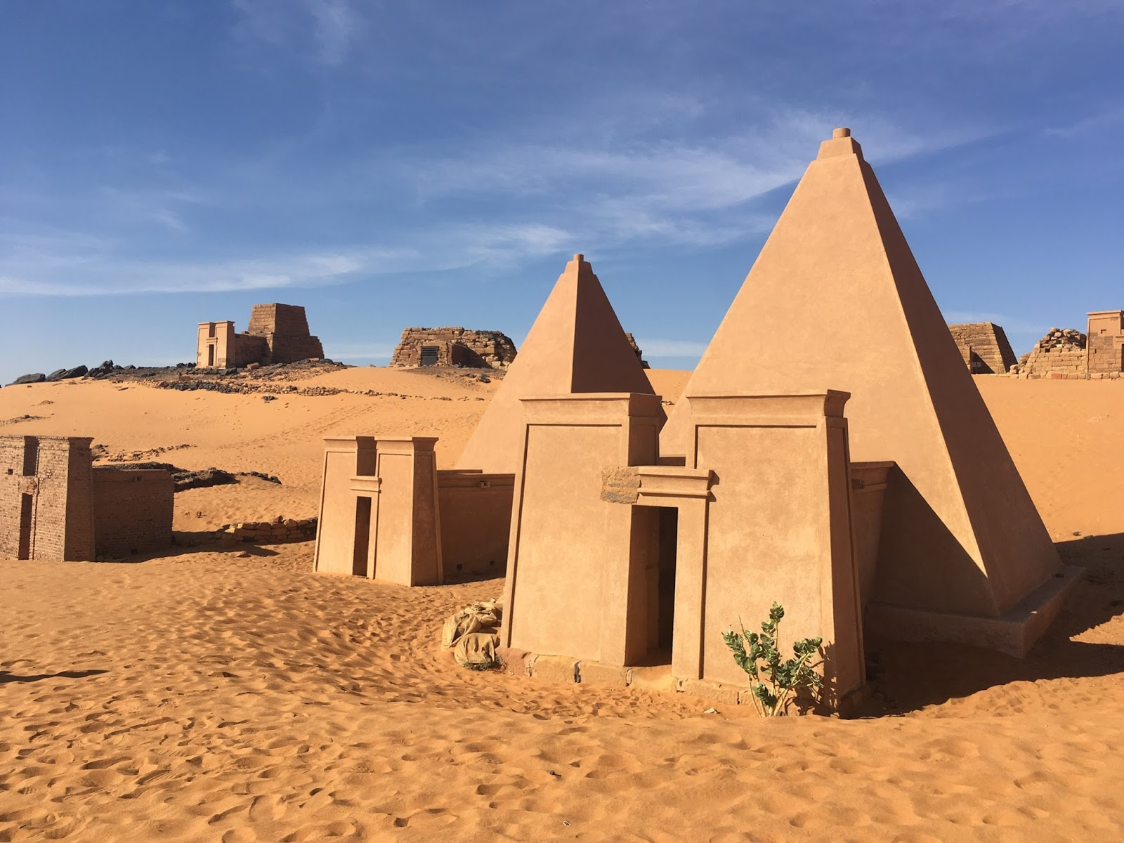 The Pyramids of Meroe, Sudan