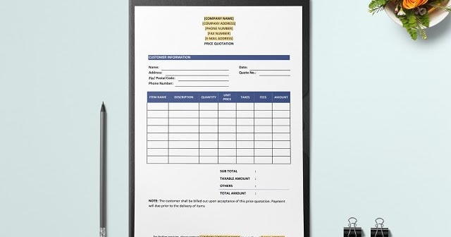 Bootstrap Business: How to Write a Price Quote