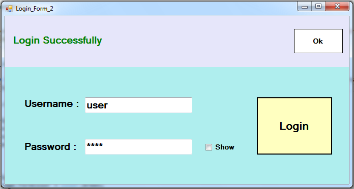 C How To Create Login Form In C With Mysql Database C Javaphp Programming Source Code