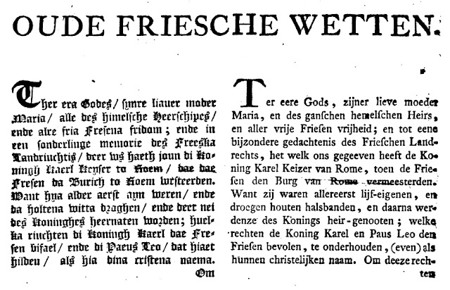 F R Y A ~ S K É D N I S E: Old-Frisian publications 1782-1851