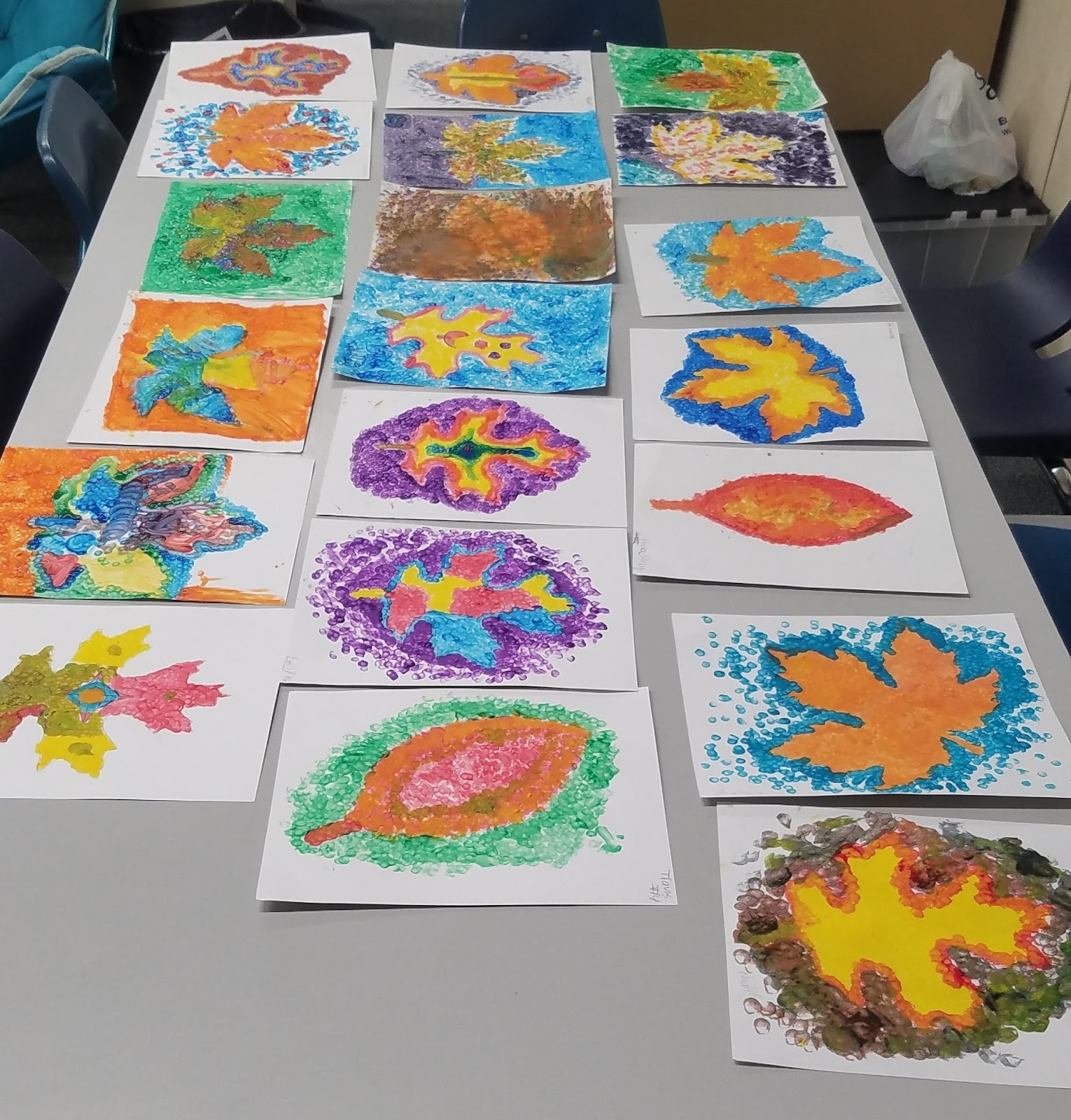 Parkerstyle Autumn Art Lesson Pointillism parkerstyle-autumn-art-lesson-pointillism