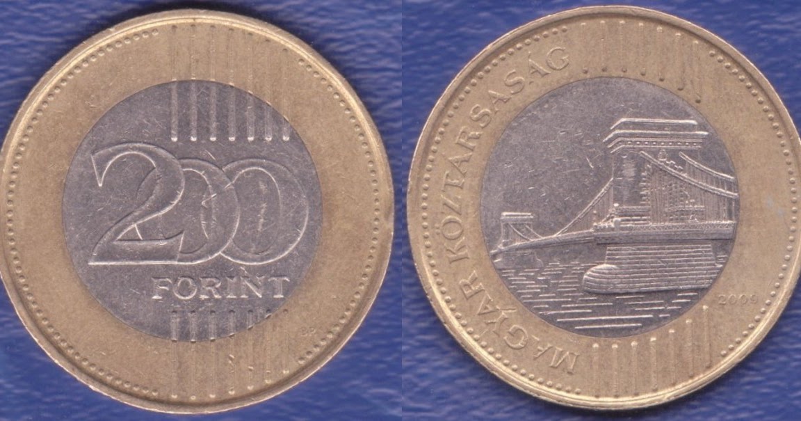 My coins collection: 200 Forint 2009-2011