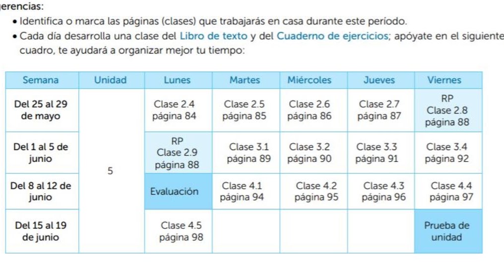 QUINTO GRADO "A": Guía de Matemática. Fase 3. Semana 2. (del 8 al 12 de junio)