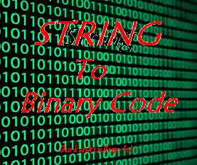 How to convert string to binary code using C program - Technology and ...
