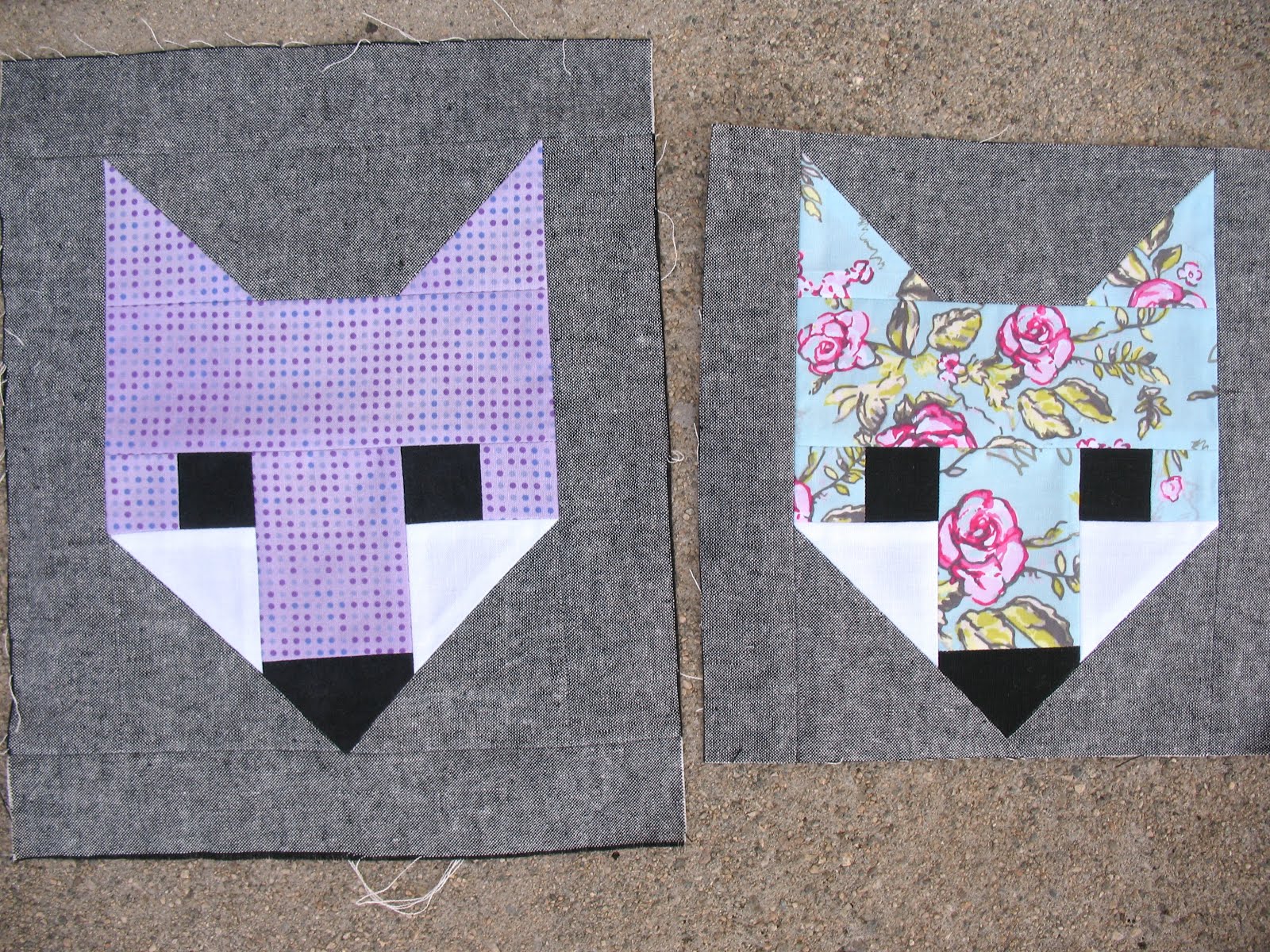 Ye Olde Sweatshop: Fancy Fox Quilt - Retro Style (#46)