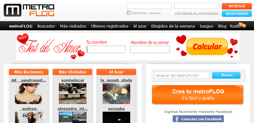 MetroFLOG llegó a superar a Fotolog | Recursos Metroflog