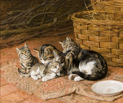 Mister Tristan: Cats in Art: A Proud Mother (Paton)