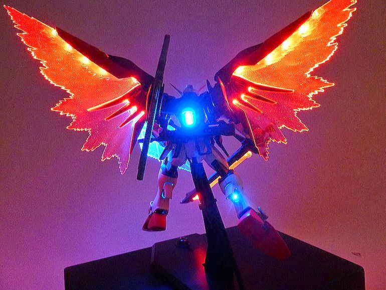 HG 1/144 Destiny Gundam Full LED Effect Custom Build