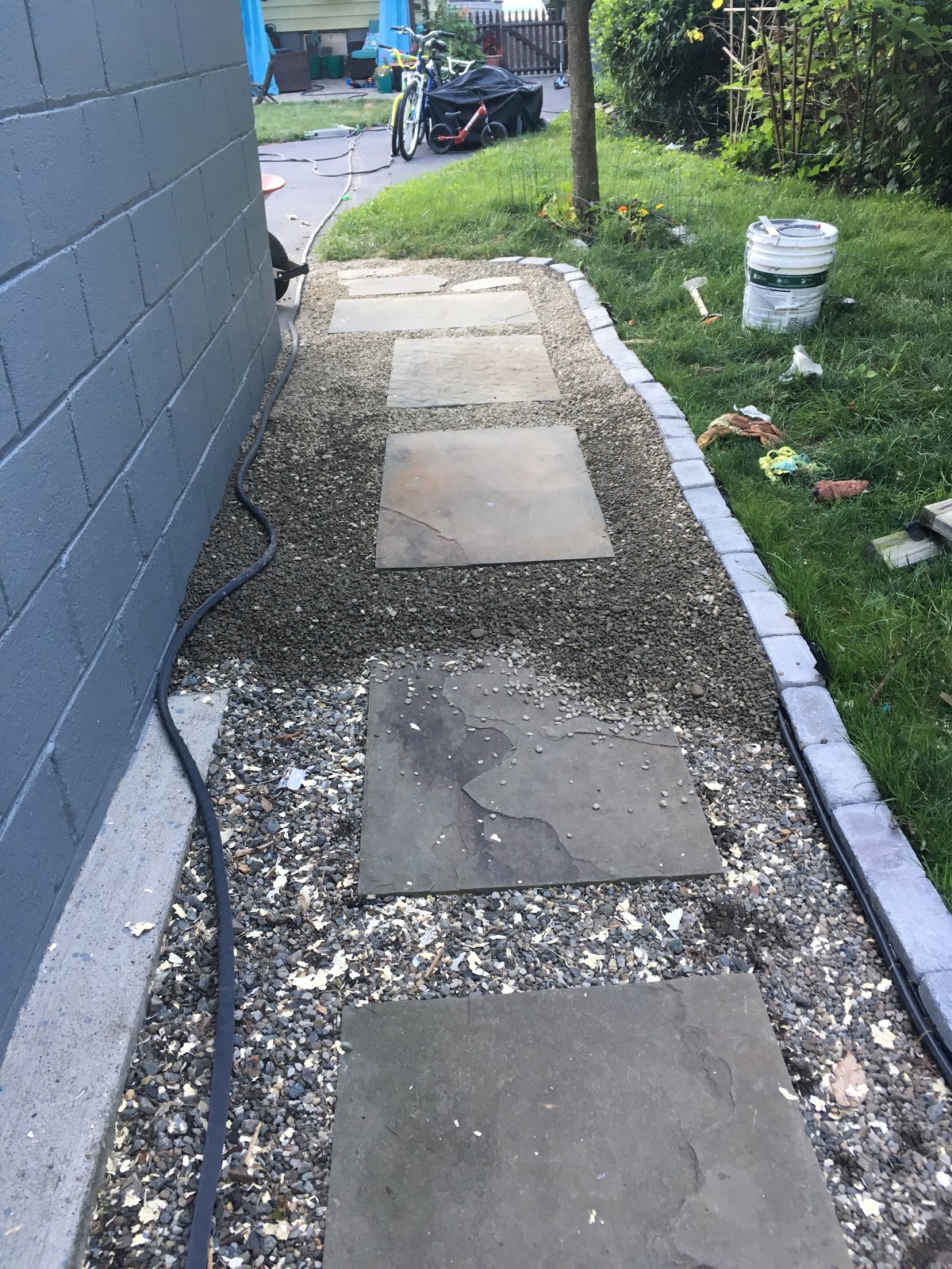 In the Little Yellow House: Garden Redo Project: Pathways