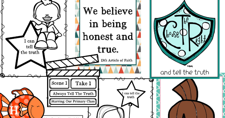 The Cozy Red Cottage: Always Tell the Truth (Lesson 34, Primary 2) Free ...