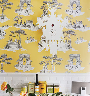 Velvet Puff: Modern day Toile