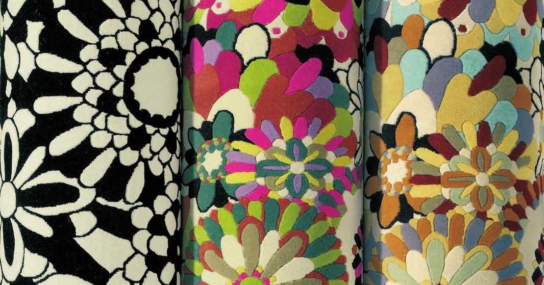 Modern, Bold, Floral Design Rugs - Missoni Fleury | Sheet Envy