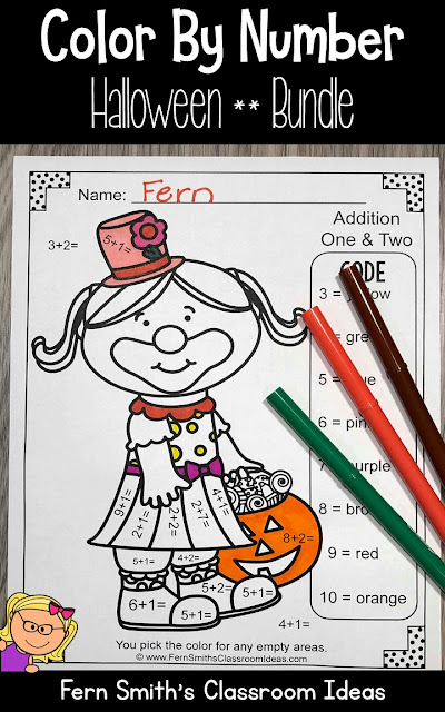 Looking for Some Adorable Halloween Addition and Subtraction Seatwork ...