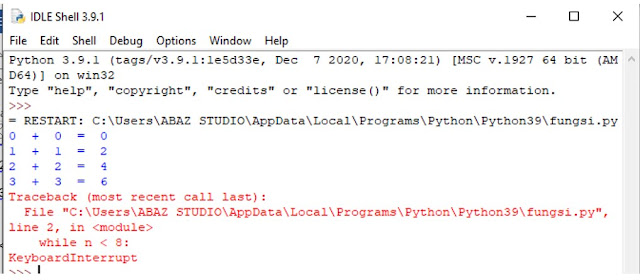 Fungsi Continue Pada Bahasa Python - Sinauo.Com
