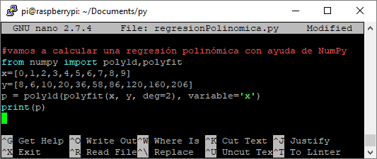 Alto Código: Regresión polinómica en Python