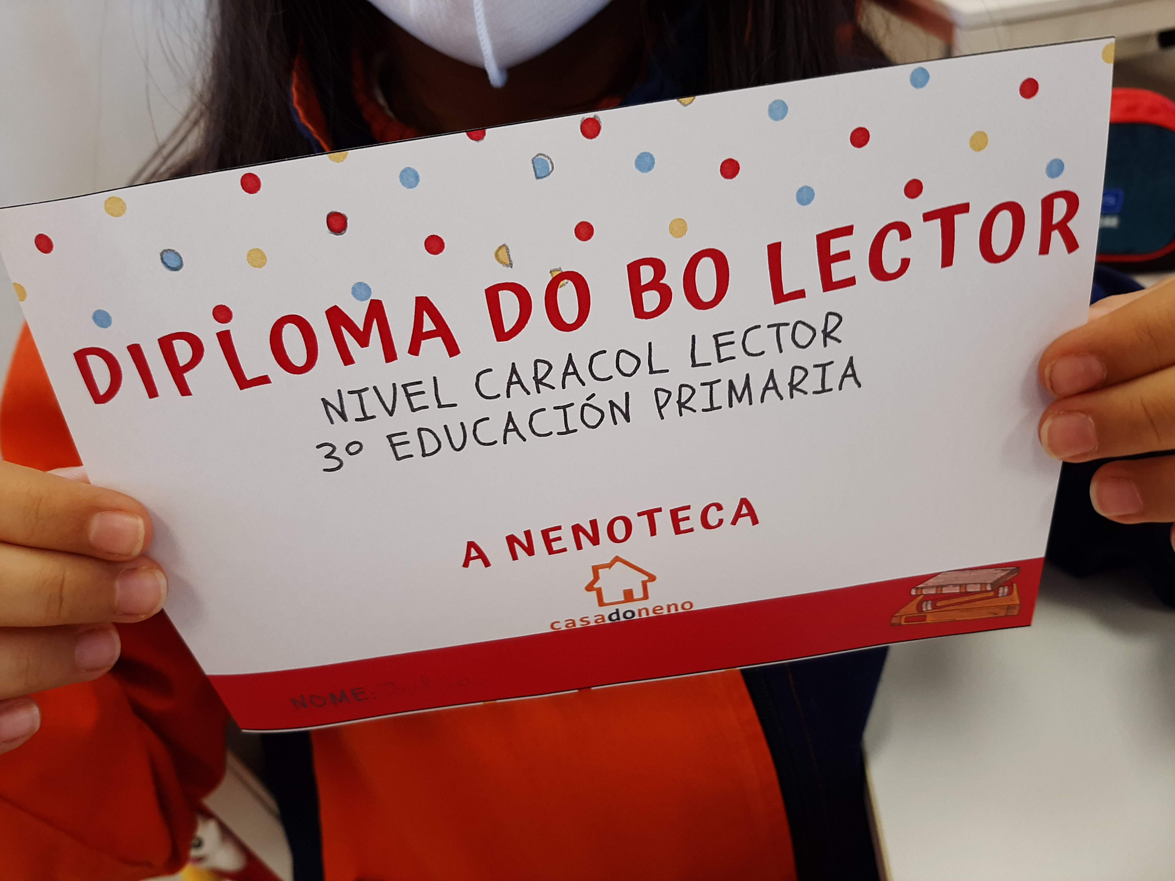 El blog de Tercero: Primeros diplomas de "caracol lector"