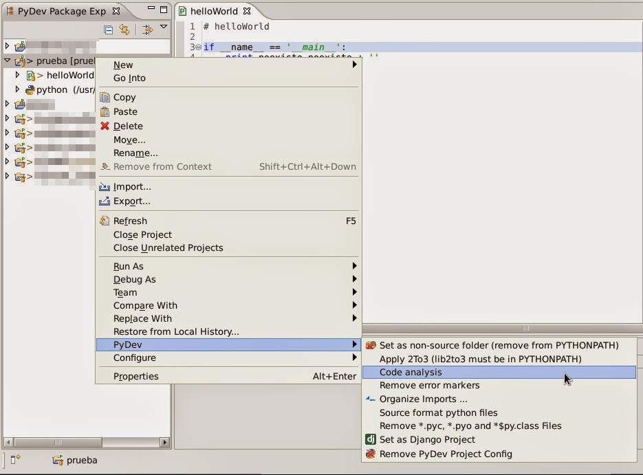 rubenhortas@blog:~$: integrar pydev y github en eclipse