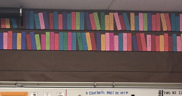 "Chalk"-full of Learning: Our Class "Shelf"ie!