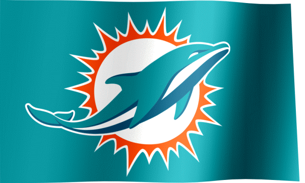 Miami Dolphins Fan Flag (GIF) - All Waving Flags