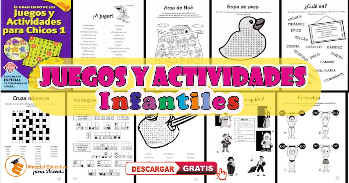 Material Educativo: Juegos y Actividades para niños