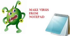 Membuat virus bat dengan notepad - CAH LOMBOK