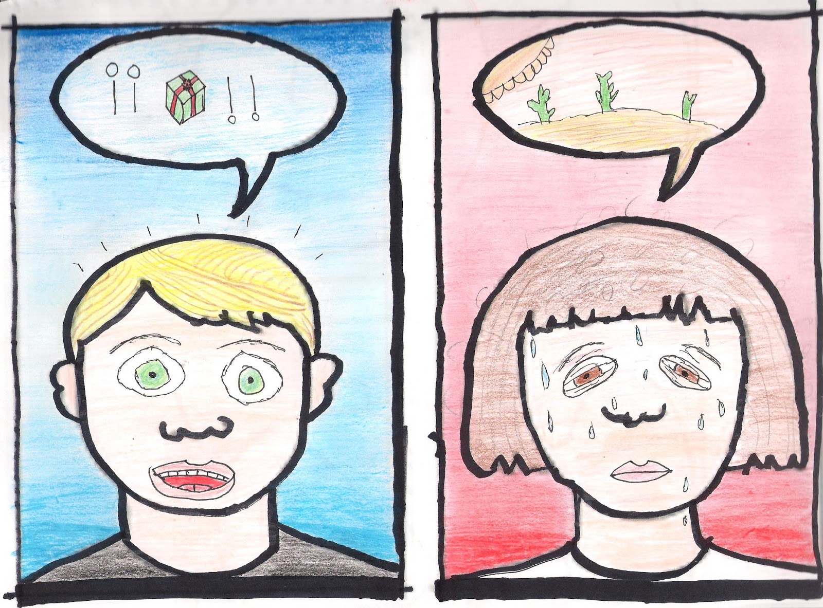 En la clase de plástica: 1º ESO. Metáforas visuales