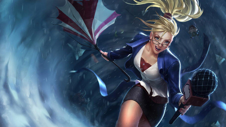 Forecast Janna LoL Wild 4K 8K #3930a Wallpaper PC Desktop