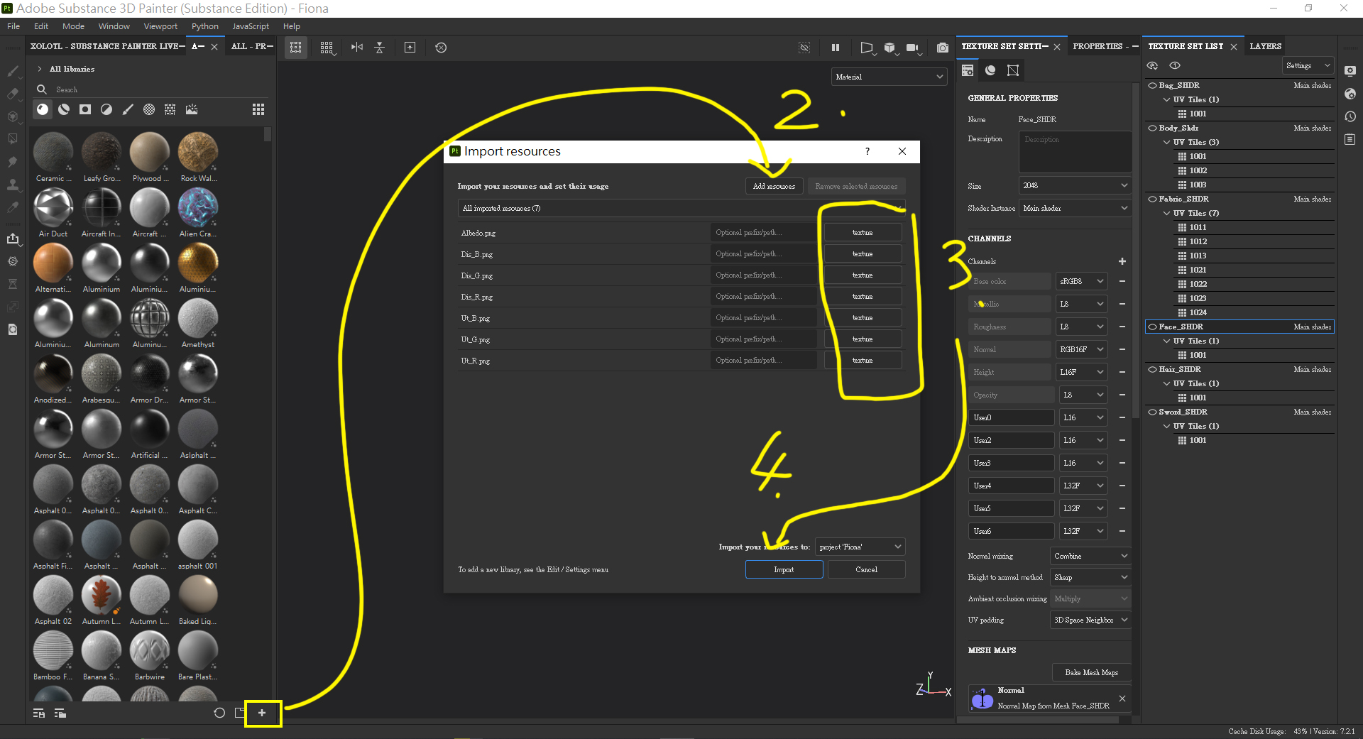 【在Substance Painter中使用Texturing XYZ】高畫質貼圖必備