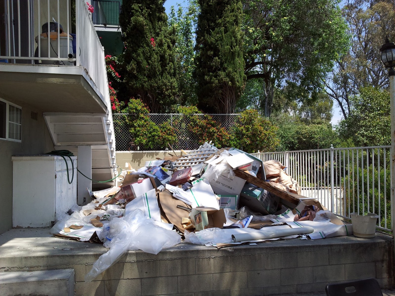 So We Bought A Duplex...: The Junk Pile...