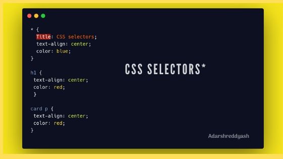 CSS Selectors Cheat Sheet | Gspace