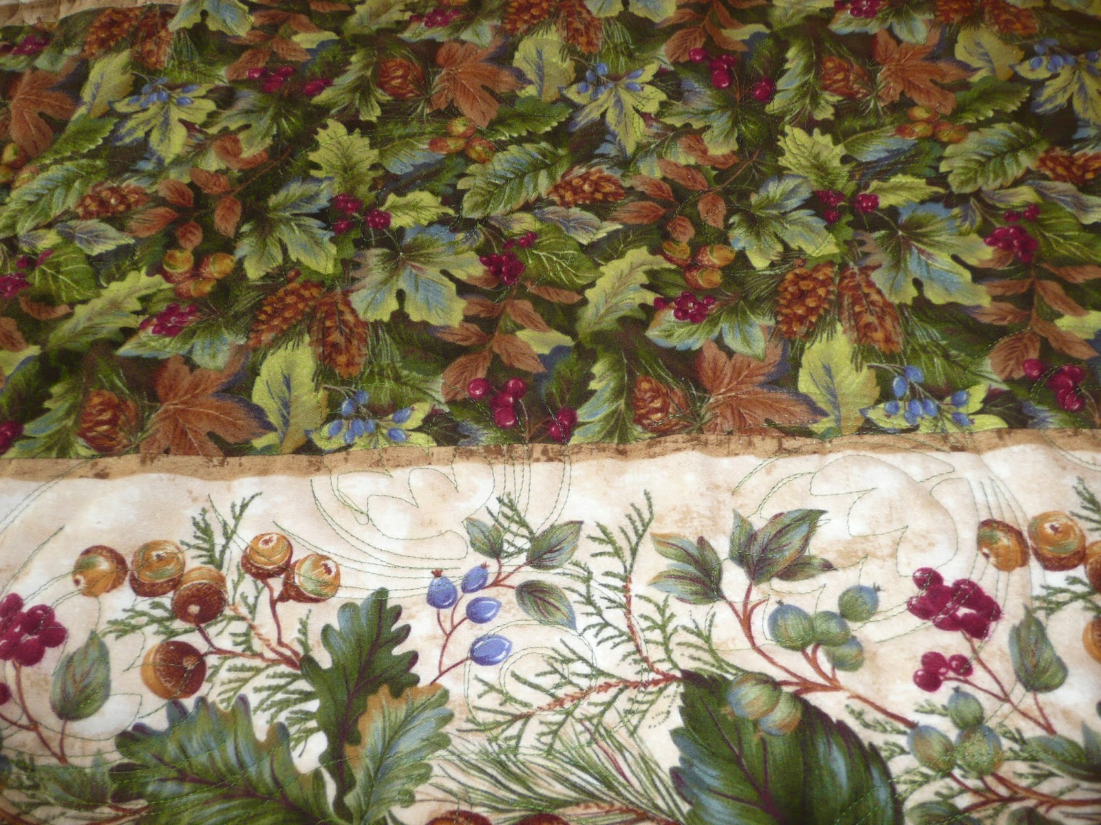 Acorn Ridge Quilting: Ruth's Pine Cone Quilt