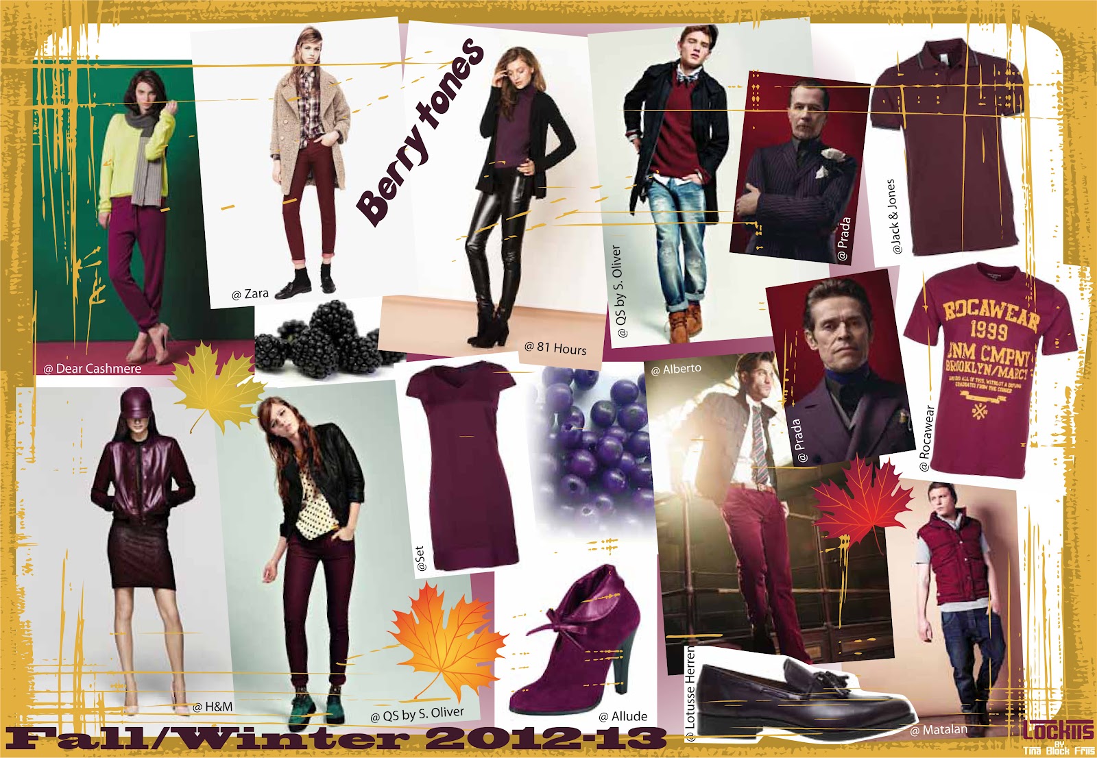 Lockiis Trendspot: Berry tones for autumn/ winter 2012-13