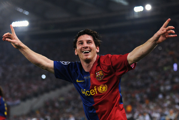 pictures Lionel Messi Manchester United v Barcelona - UEFA Champions ...