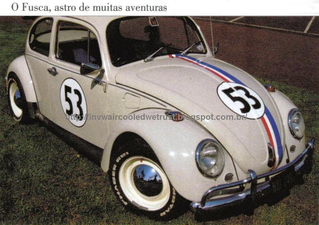 In VW air cooled we trust!: Fusca e as telas de cinema. Herbie 53, o ...